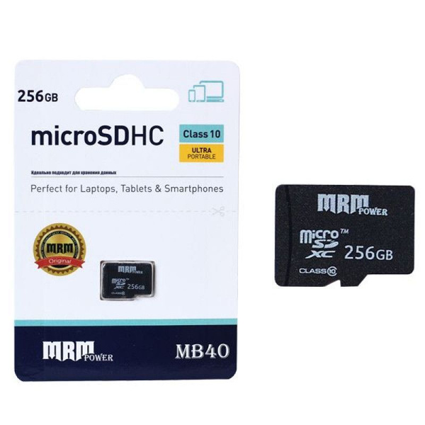 Карта памяти TF microsd 256 гб MRM MB40, карта расширения памяти 100мб ...