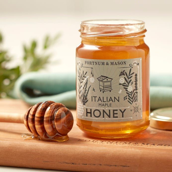 Мед Fortnum&Mason Italian Maple Honey итальянский кленовый мед, 3 x 200 ...
