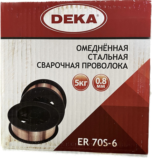 Сварочная проволока 0,8 на 5 кг DEKA - купить с доставкой по выгодным ...