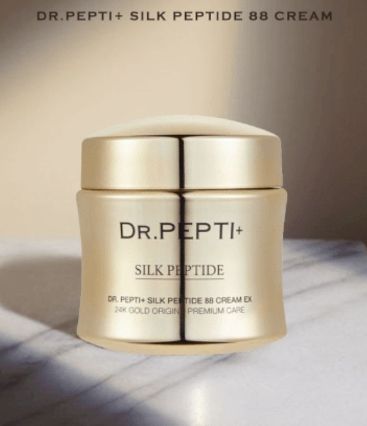 DR.PEPTI+ Шелковый омолаживающий золотой крем с пептидами SILK PEPTIDE ...