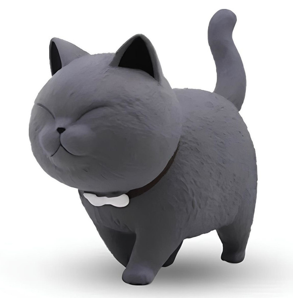 Фигурка Кот / Cat (9см) #8 серый - купить с доставкой по выгодным ценам ...
