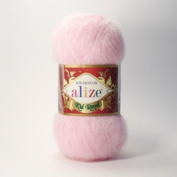 Пряжа Alize Kid Royal, 62% кид мохер,38% полиамид, 50г/500м,161 - купить с доставкой по выгодным ...