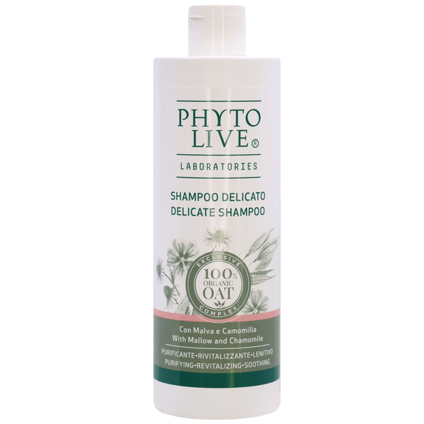 PHYTO LIVE Шампунь деликатный с Мальвой и Ромашкой для всех типов волос ...