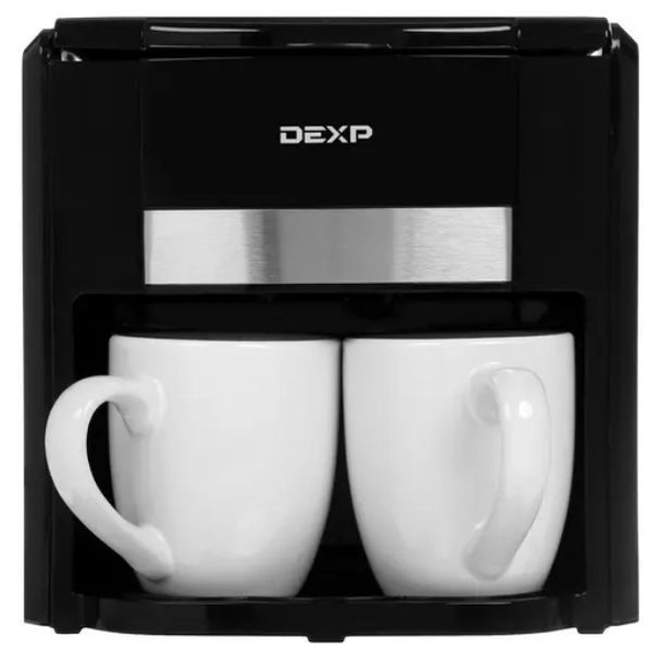 DEXP Кофеварка капельная DCM-0500, черно-серый купить на OZON по низкой цене (877225563)