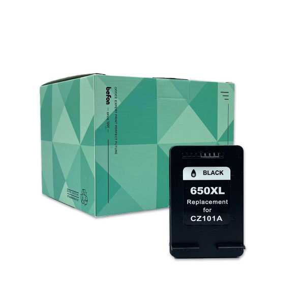 Расходник для печати befon HP650, Черный (black), для струйного ...