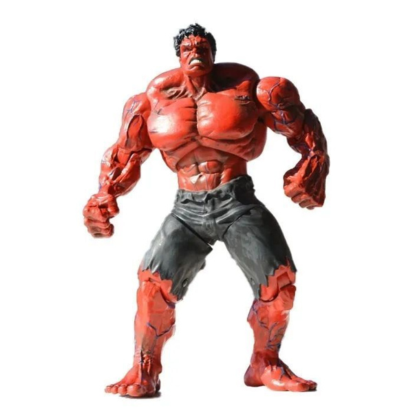 Фигурка красный Халк Марвел Hulk Marvel (подвижная, 26 см) - купить с ...