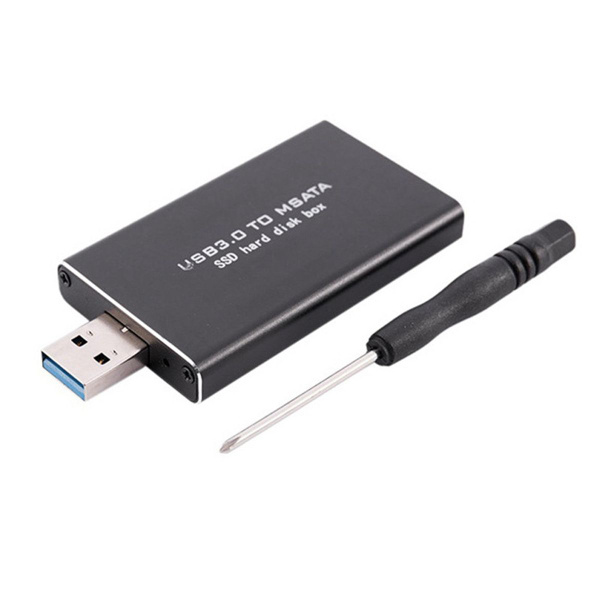 2x MSATA на USB 3.0 SSD корпус USB3.0 корпус адаптер жесткого диска M2 ...