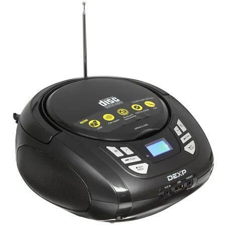 Магнитола DEXP Q320_черный матовый с FM-радио - купить по доступной ...