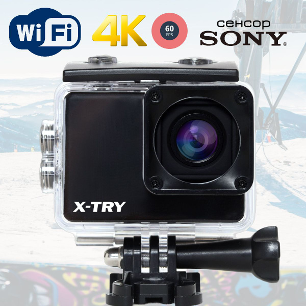 Экшн-камера X-Try XTC390 Real 4K Wi-Fi Standart купить по выгодной цене ...
