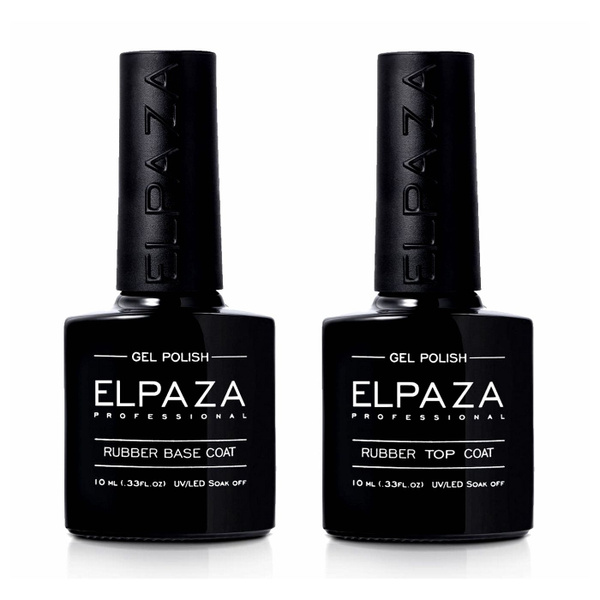 Elpaza. Набор База и Топ для ногтей. Основа каучуковая для гель-лака ...