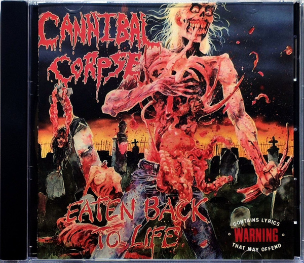 CD CANNIBAL CORPSE "Eaten Back To Life" CD 1990 Death Metal - купить по ...