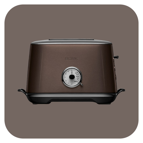 Тостер BORK T703, коричневый купить по выгодной цене в интернет-магазине OZON (1284066155)