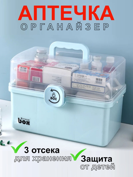 Аптечка домашняя контейнер для хранения - купить с доставкой по ...