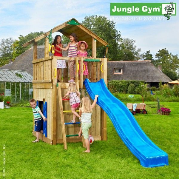 Детский городок JUNGLE JYM CHALET + PLAY HOUSE MODULE - купить с ...