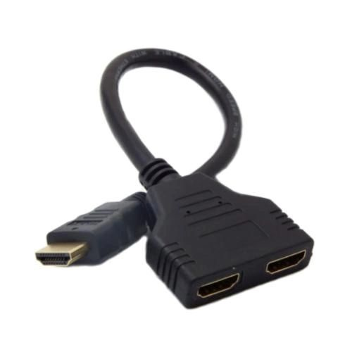 Разветвитель сплиттер HDMI (папа) - 2x HDMI (мама) (30 см) - купить с ...