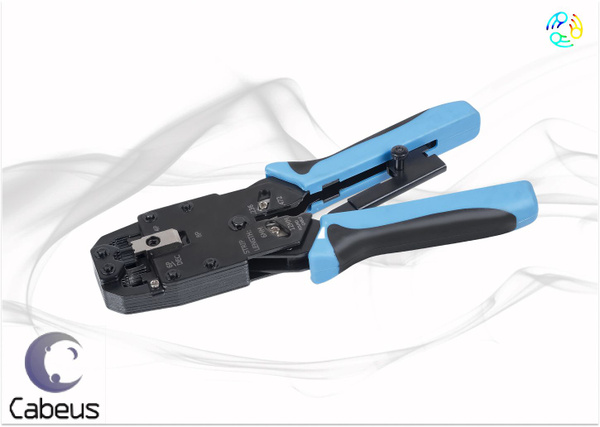 Кримпер Cabeus HT-2008AR для RJ-45 /11/12 с храповым механизмом ...