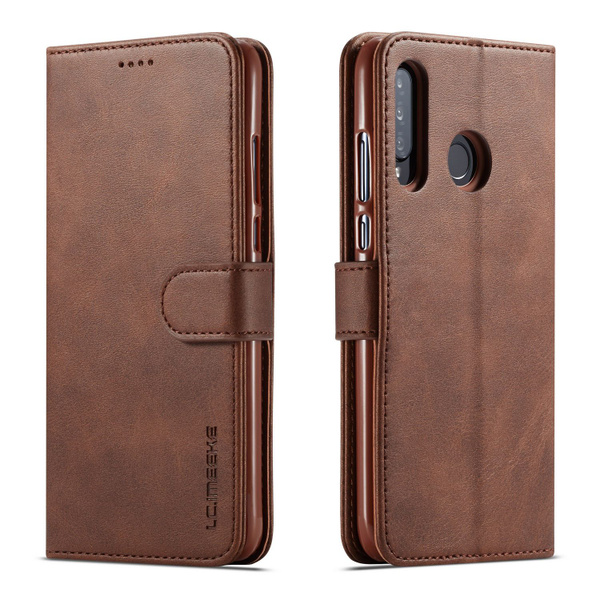 LCIMEEKE Кожаный книжка чехол для Huawei P30 Lite/Nova 4E/ Хуавей P30 ...
