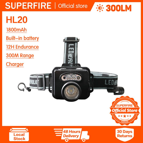 SUPERFIRE HL20 Профессиональный взрывозащищенный налобный фонарь с ...