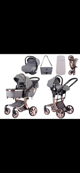 Коляска универсальная 2 в 1 AIMILE pro 2023, светло-серый - купить с доставкой по выгодным ценам ...