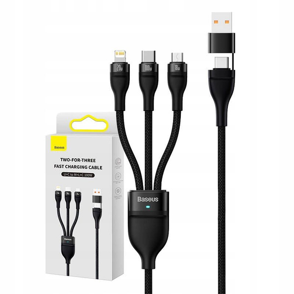 Кабель Microusb Usb Type C Baseus кабель три в одном купить по