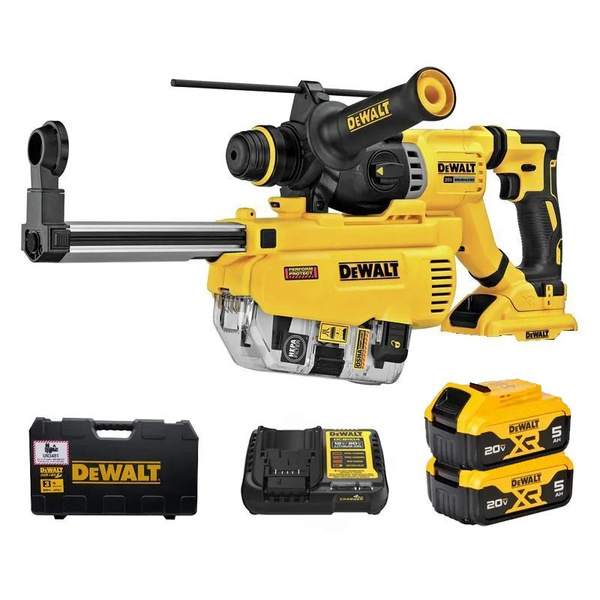 DEWALT DCH263 20V Бесщеточный зарядный перфоратор DWH205DH Пылесборник ...