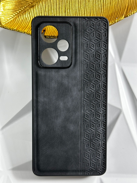 Чехол кожаный на Xiaomi Redmi Note 12 Pro Plus / Чехол на Сяоми Редми ...
