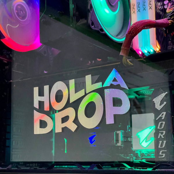 Наклейка holladrop / Голограмма волна - купить по выгодным ценам в ...