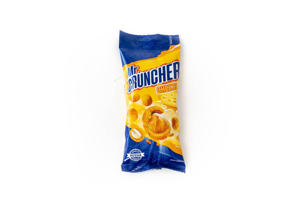 Упаковка 22 пачки Арахис Mr.Cruncher в хрустящей корочке сыр 60г ...