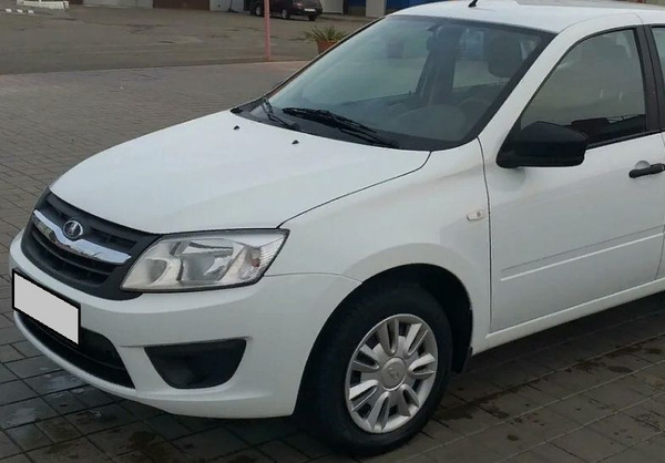 Бампер передний LADA Granta (ЛАДА Гранта) ВАЗ 2191 Лифтбек БЕЛОЕ ОБЛАКО ...