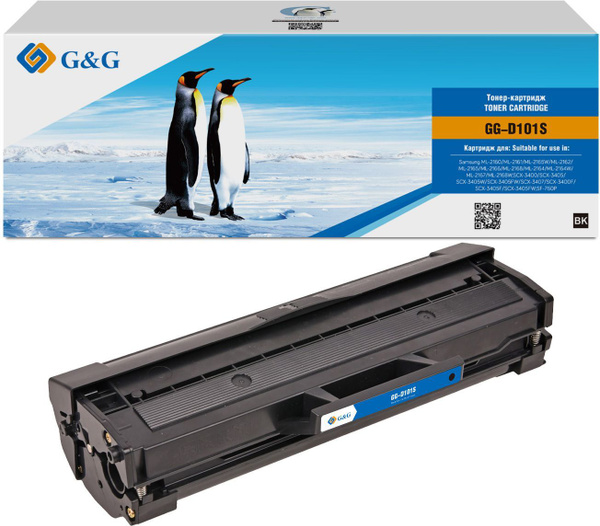 Расходник для печати G&G Картридж лазерный GG-D101S черный (1500стр ...