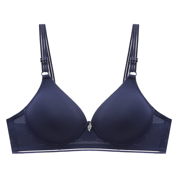 Бюстгальтер Женский Yrtoes классическая чашка, размер 95B темно-синий Нейлон Повседневный Китай ...