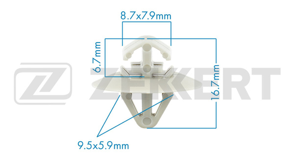 Клипса крепежная автомобильная, 1 шт. купить по выгодной цене в ...