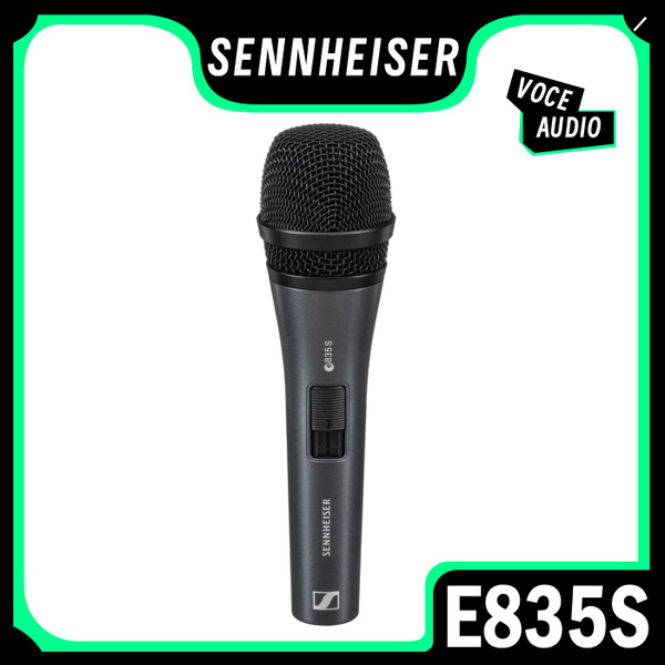 Микрофон для живого вокала Sennheiser e835-s - купить по выгодной цене в интернет-магазине OZON ...