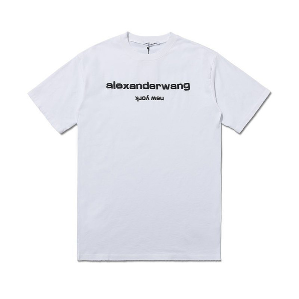 Футболка ALEXANDER WANG, размер 46, цвет белый, хлопок - купить по ...