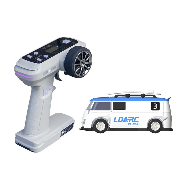 Модель LDARC V64 1 / 64 RWD Race Van RV Bus Mini RC Car Turbo для ...
