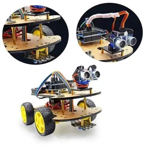 Arduino набор для сборки 4wd робота с контроллером Arduino Uno купить