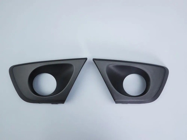 Накладка, окантовка ПТФ для Рено Дастер, накладка переднего бампера для ...