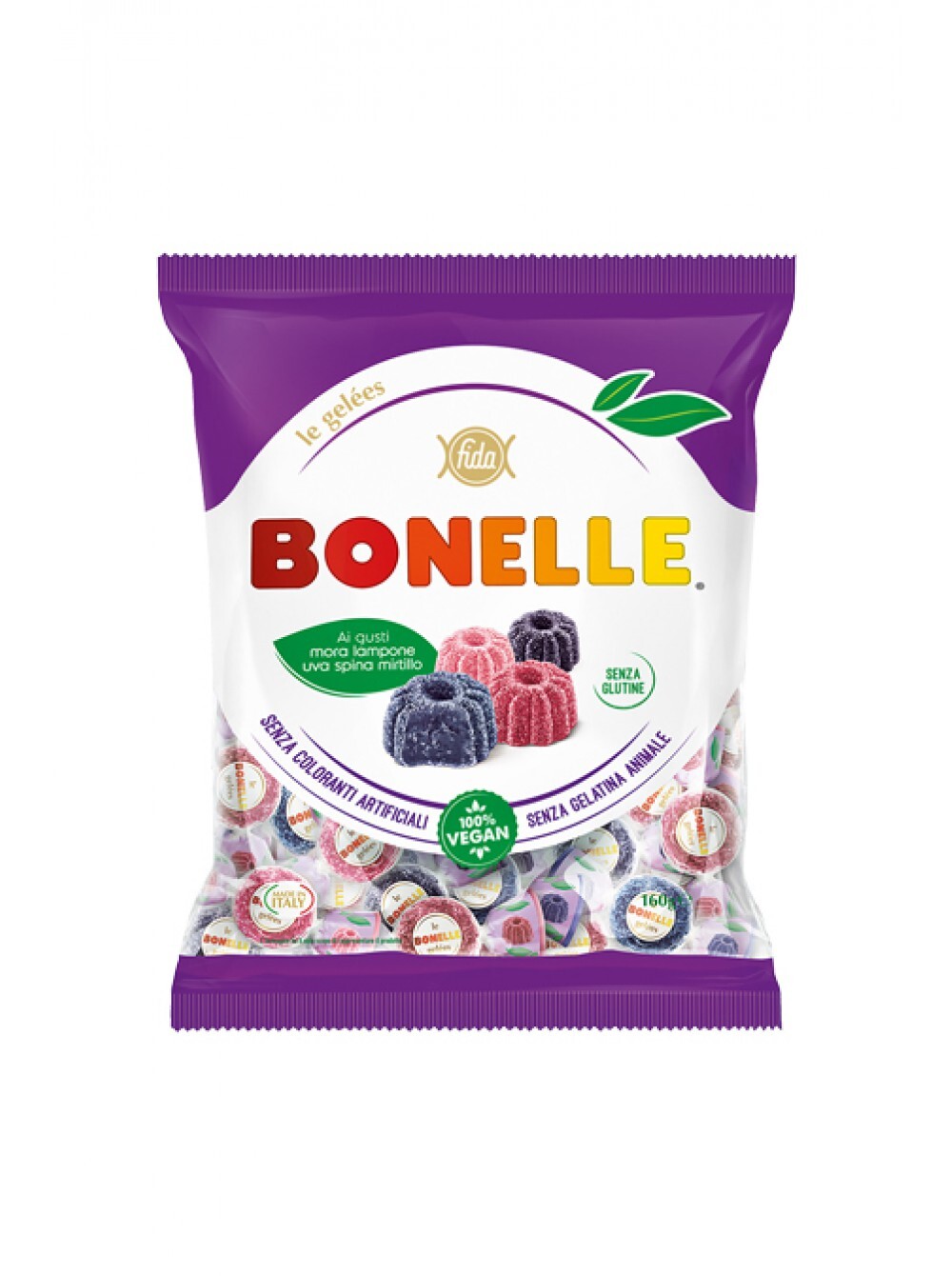Bonelle мармелад фрукты леса-ежевика,малина,черника,крыжовник,без ...