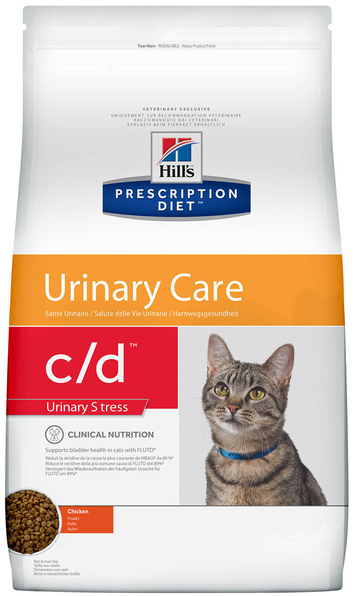 Сухой корм HILL'S PRESCRIPTION DIET C/D URINARY STRESS для взрослых ...