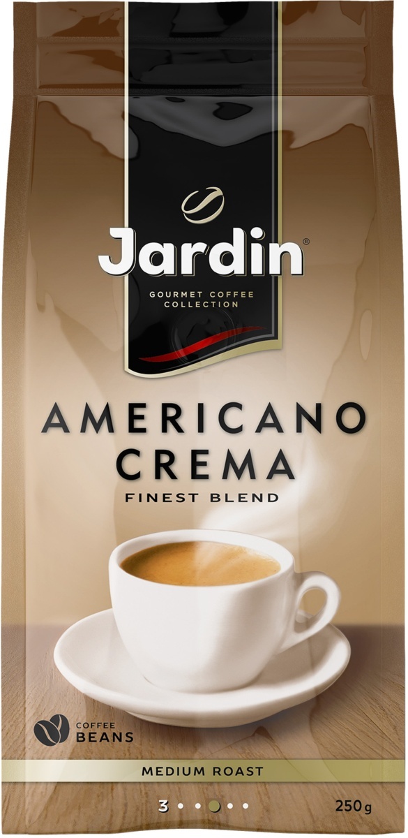 Кофе в зернах Jardin Americano Crema, 250 г — купить в интернет ...