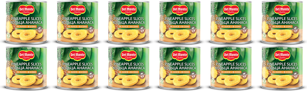 Ананасы Del Monte кольца, набор: 12 штук — купить в интернет-магазине ...