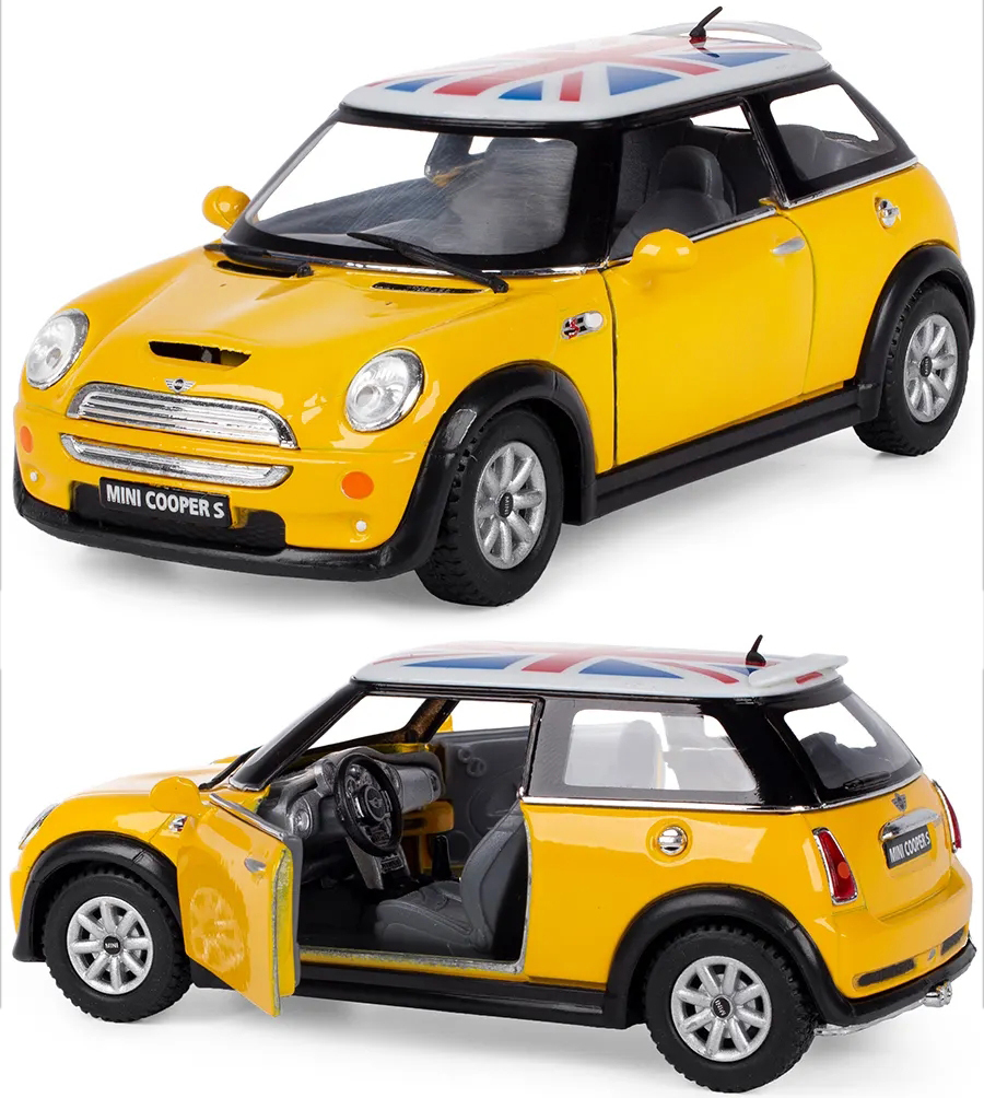 Машинка металлическая Kinsmart 1:28 MINI Cooper S (Мини Купер) 5059DFKT ...