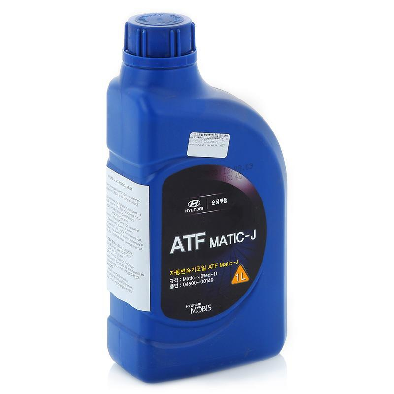 HYUNDAI ATF MATIC-J Жидкость трансмиссионная АКПП (пластик/Корея) (1L ...