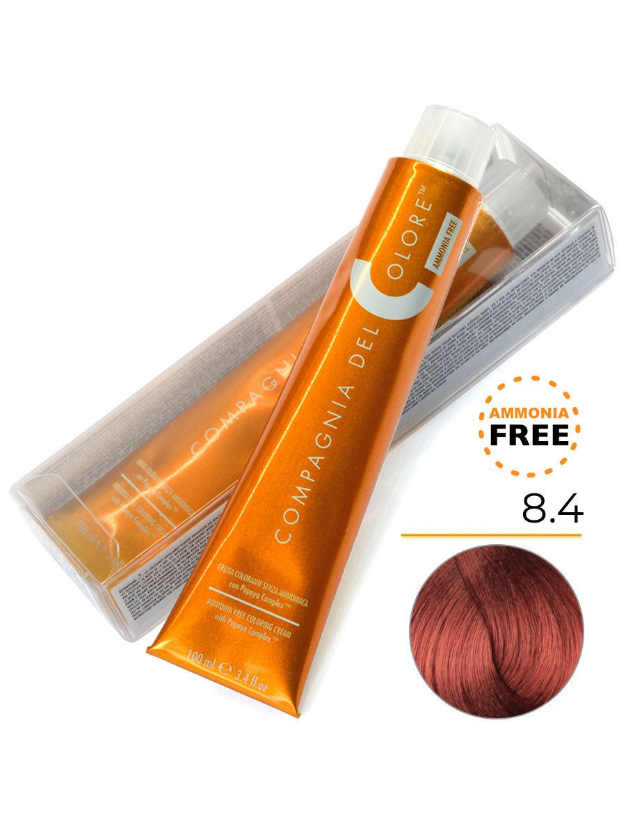 Compagnia Del Colore Краситель для волос без аммиака CDC 8/4 Светлый ...