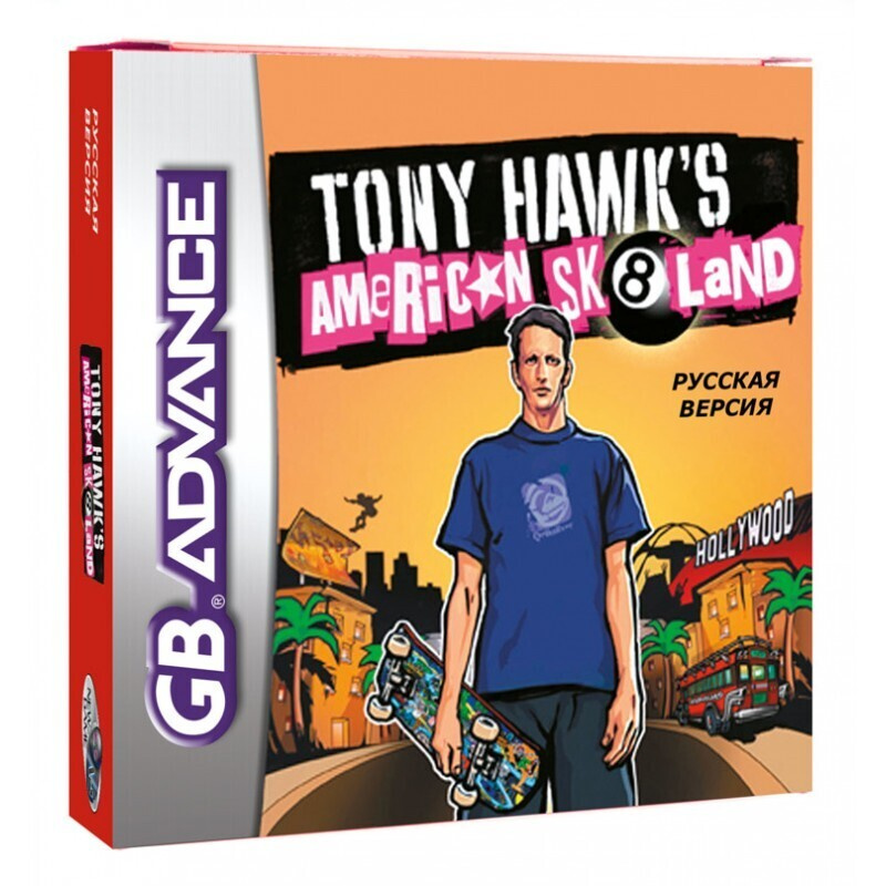 Игровой картридж 32-bit "Tony Hawk's American SK8Land" для Game Boy ...