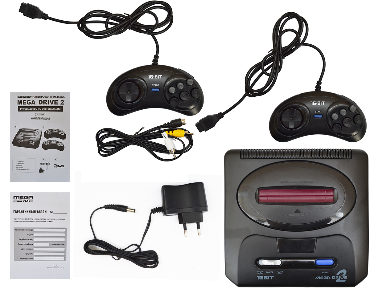 Игровая приставка сега SEGA MEGA DRIVE 2 — купить в интернет-магазине ...