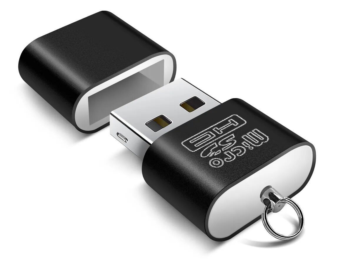 Card Reader (картридер) USB 2.0 - Micro SD / юсб переходник адаптер для ...