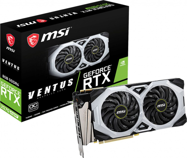 Видеокарта MSI GeForce RTX 2070 SUPER, 8 ГБ GDDR6, GDDR6 - купить по ...