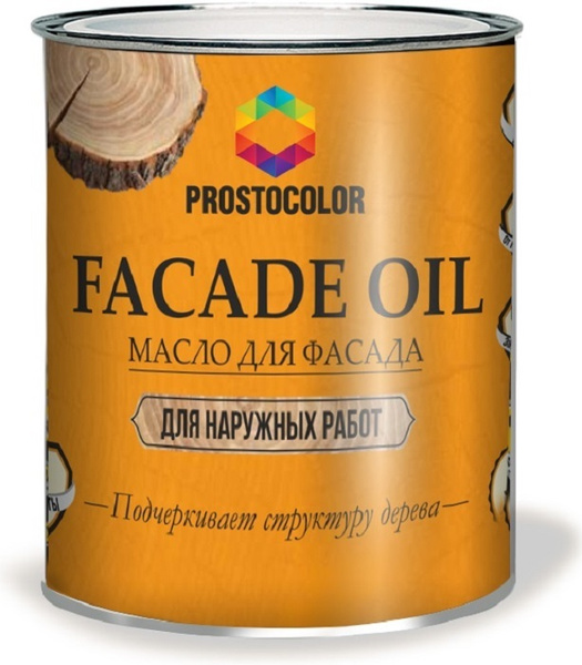 PROSTOCOLOR Масло для дерева фасадное 0,75 л., орех - купить с ...