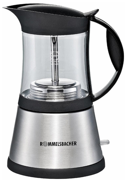 Rommelsbacher Кофеварка гейзерная электрическая EKO 376/G, серебристый ...